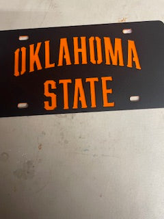 OK State License Plate – For Pete's Sake